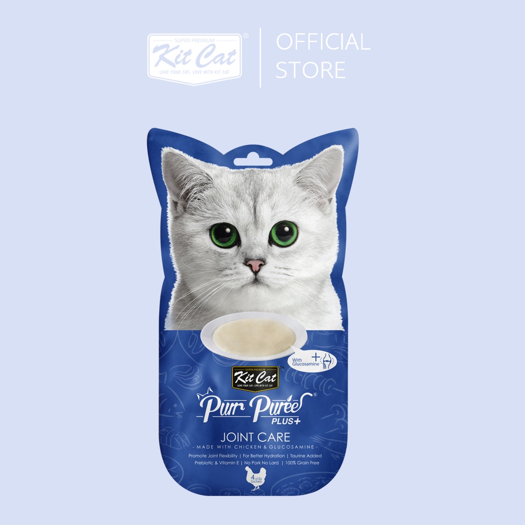 Kit Cat Purr Puree Plus+ (15g x 4's) | Liquid Cat Treats, Better ...
