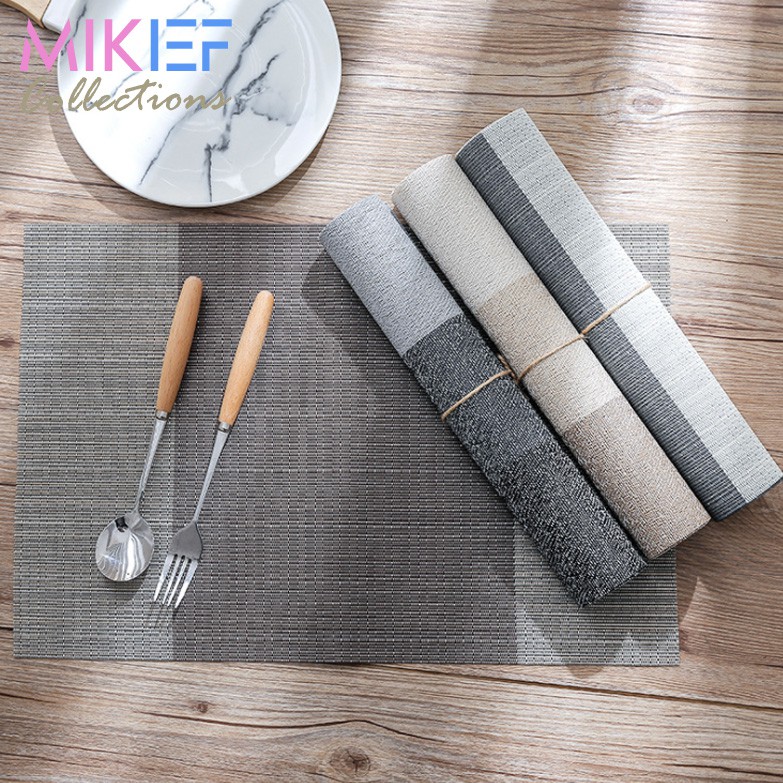Mikief Collections - Zen Table Washable Placement Mat | Shopee Singapore
