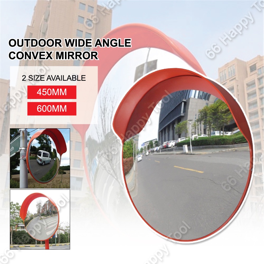 Outdoor Wide Angle Convex Mirror Traffic Parking 450mm / 600mm ...