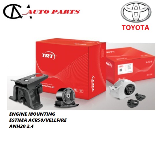 TRT ENGINE MOUNTING FULLSET FOR ESTIMA ACR50/VELLFIRE ANH20 2.4 ...