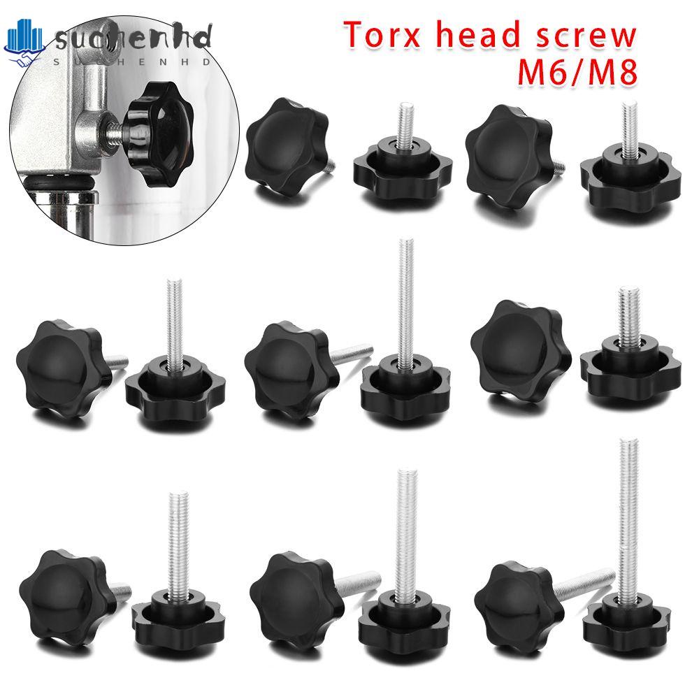SUCHENHD 4PCS Practical Star Knobs Grips Clamping Nut Thumb Screw Star ...