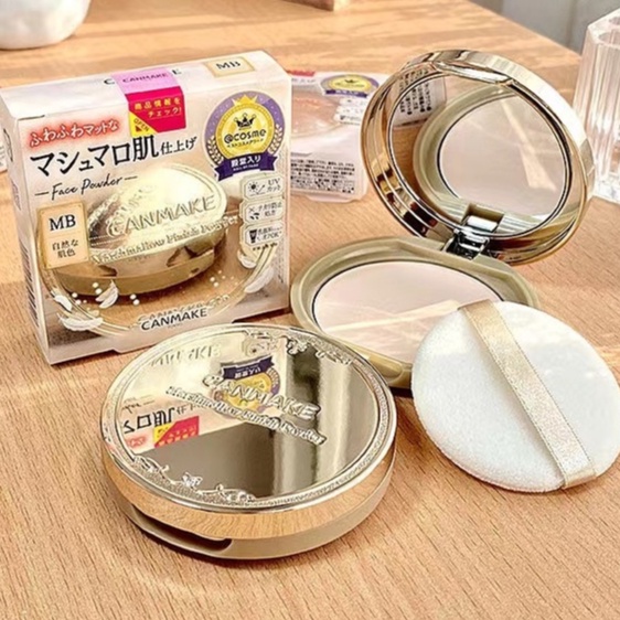 NEW CANMAKE Japanese Marshmallow Transparent Powder MO/MB/ML Facial Makeup Powder 10g | Shopee ...