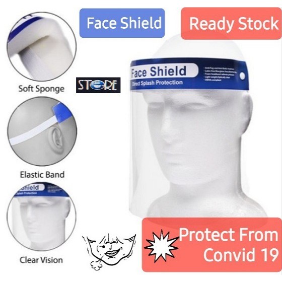 FACE SHIELD ★ Reusable Face Shield ★ Anti Droplets Face Shield ...