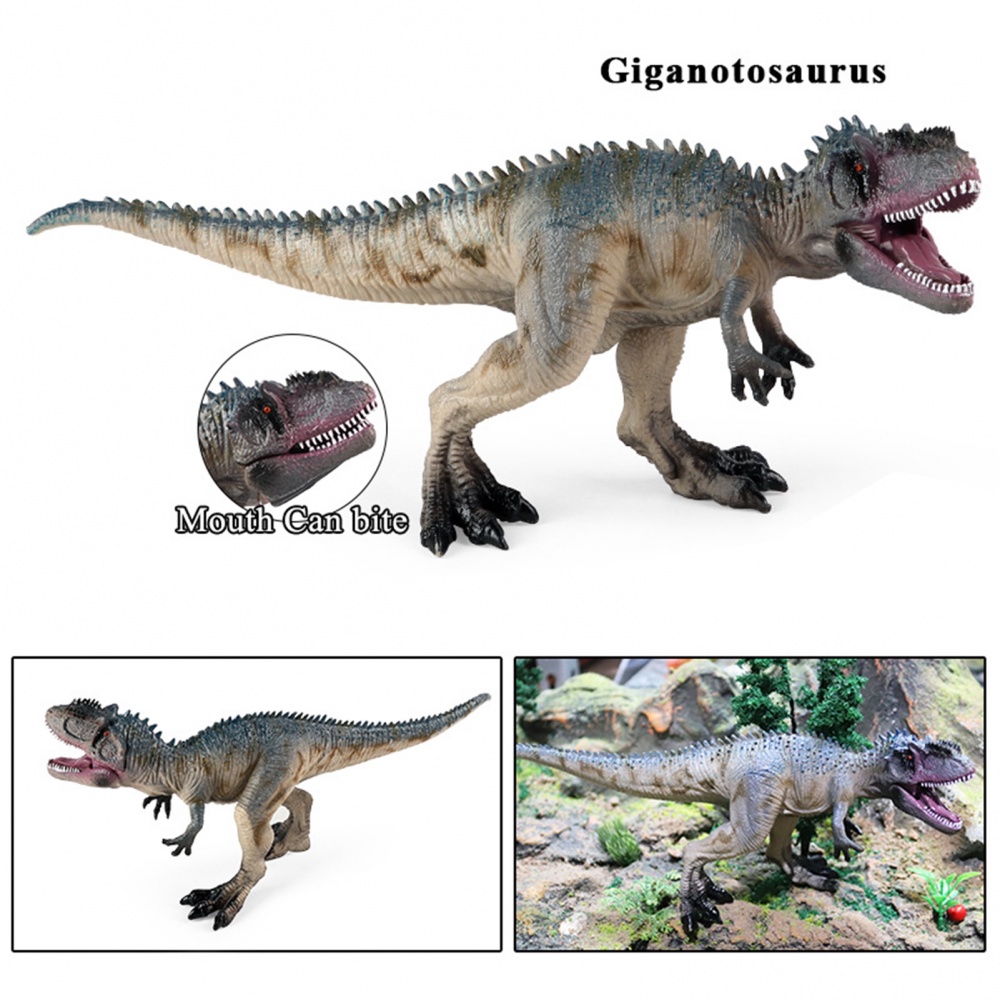 Dinosaur Model Toys Large Giganotosaurus Action Figure Prehistoric ...