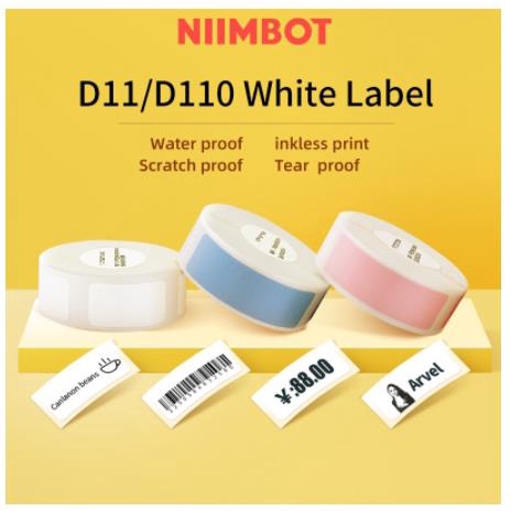 Waterproof Sitcker Label For NimBot D11 D110 Printer Self Adhesive ...