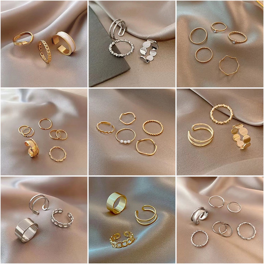 New Simple Fashion Ring Korean Forefinger Ring Joint Ring Women's ...