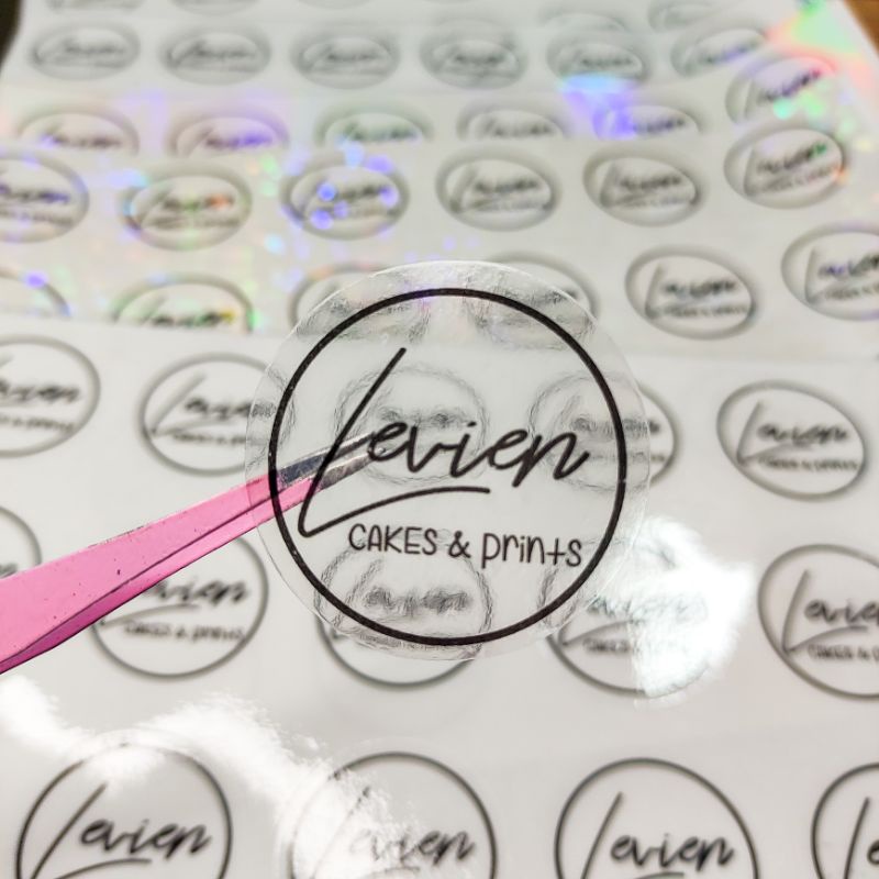 A4 Sticker Label semi Transparent/Clear for Inkjet Printer & Laser ...