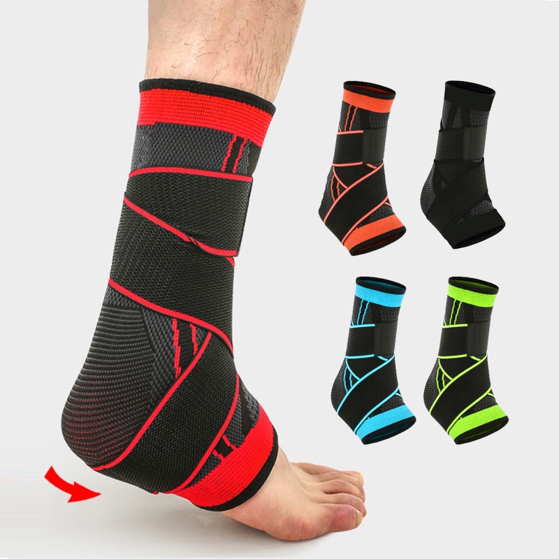 Sports Anklet Elastic Bandage Orthosis Ankel Braces Foot Weights ...