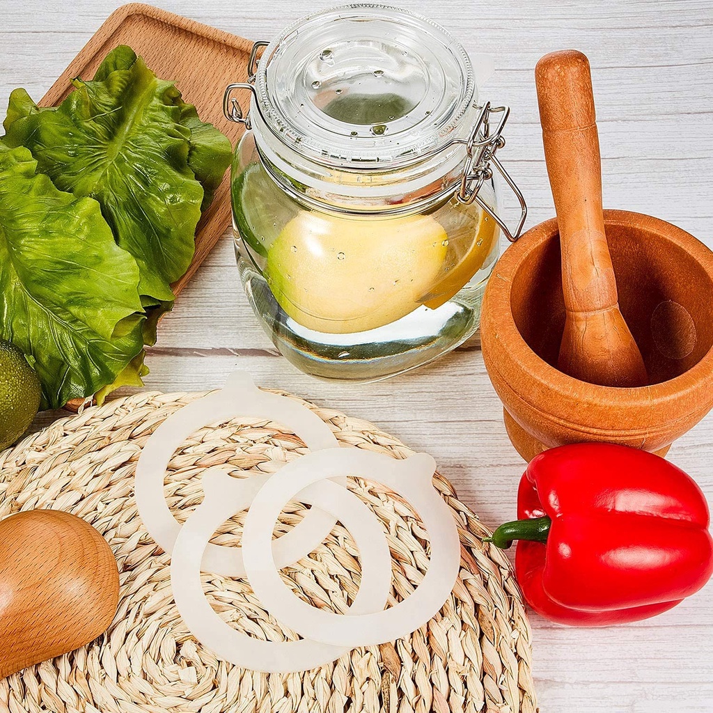 5pcs Silicone Replacement Gasket Airtight Rubber Seals Rings Leak-Proof ...