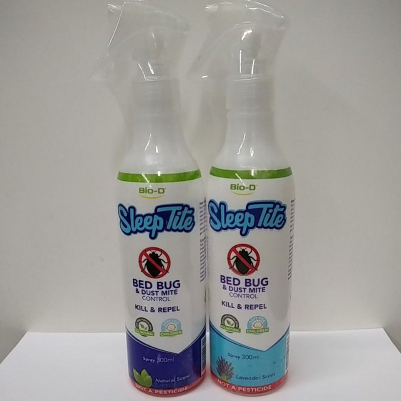Bio-D SleepTite Bed Bug & Dust Mite Control Spray 300mL (Natural Scent ...