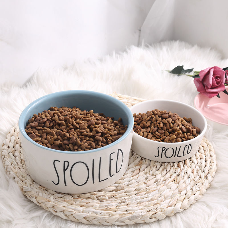 Pet Bowl Ceramic Dog Bowl Cat Bowl Food Pots Dog Food Pots Water Bowl ...
