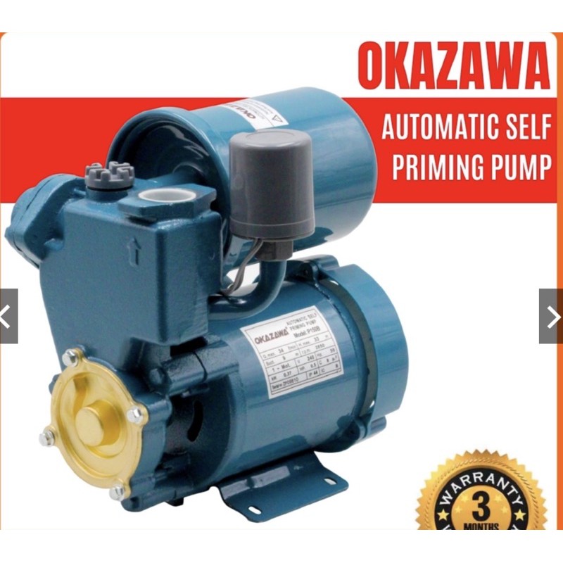 Pump Air OKAZAWA Self Priming Automatic Water Pump 0.5HP ( P150B ) | Shopee Singapore