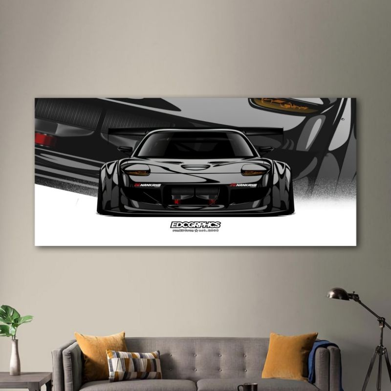 HIASAN DINDING Ndt[30x15] Car Wall Hanging Poster JDM Display Super Car ...