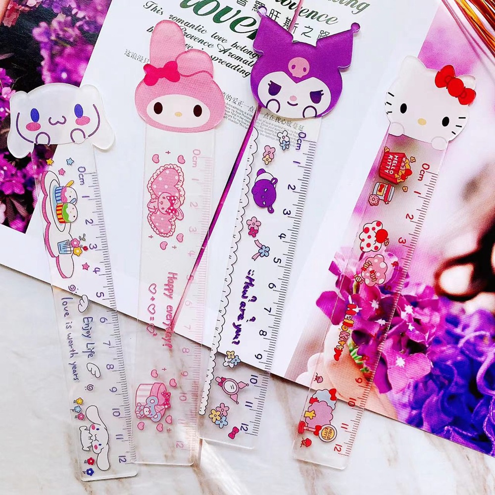 Sanrio Plastic 12cm Ruler Stationery Set Birthday Goodie Bag/Gift Bag ...