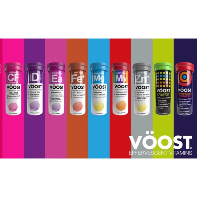 Voost Effervescent Tablets Collagen/ Multivitamin/ C / D / Zinc ...