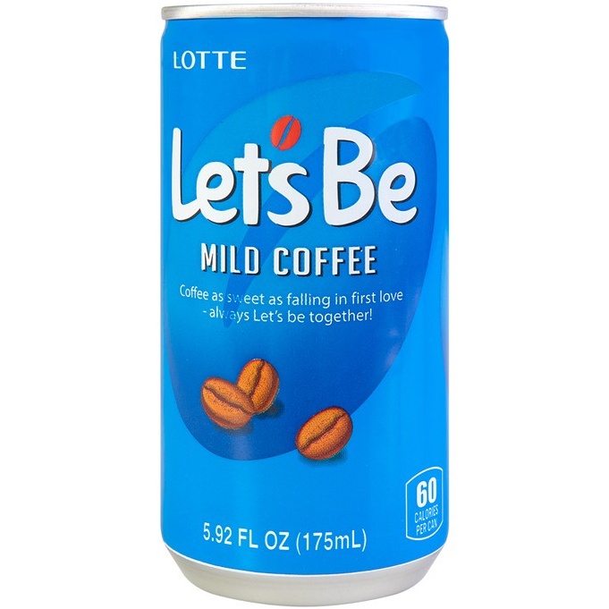 LOTTE Let's Be Mild Coffee 175ml [Korea] | Shopee Singapore