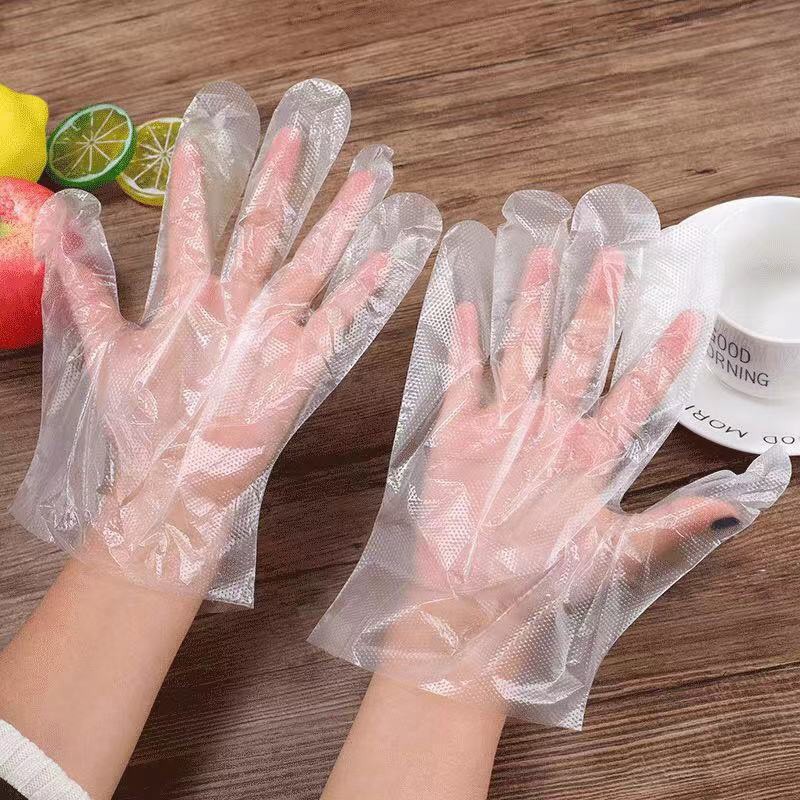 Disposable Clear Plastic Hand Gloves | 100pcs | Shopee Singapore