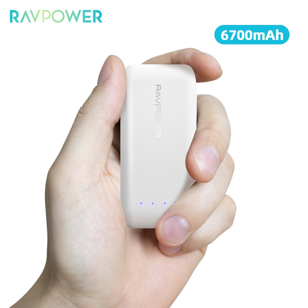 (Smallest 6700mAh) RAVPower RP-PB060 Powerbank - White | Shopee Singapore