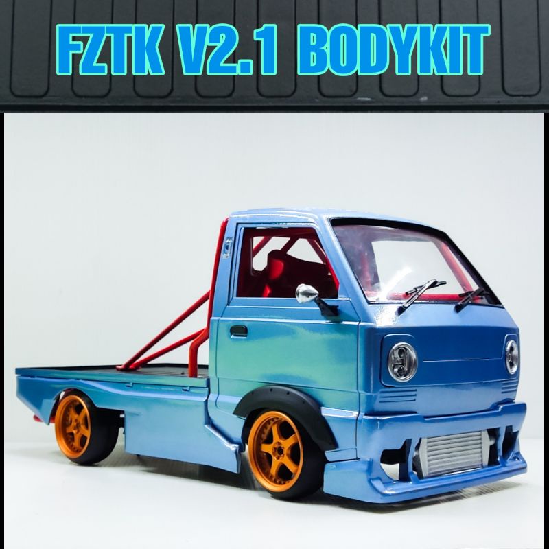 Wpl D12 BODY KIT WPL D12 FZTK V2.1 (not paint) | Shopee Singapore