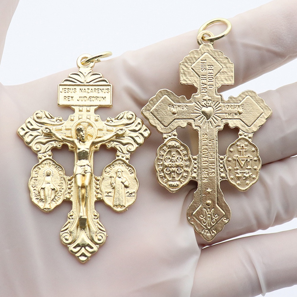 Catholic Icon Italian Crucifix Cross Exorcism St Benedict Our Lady ...