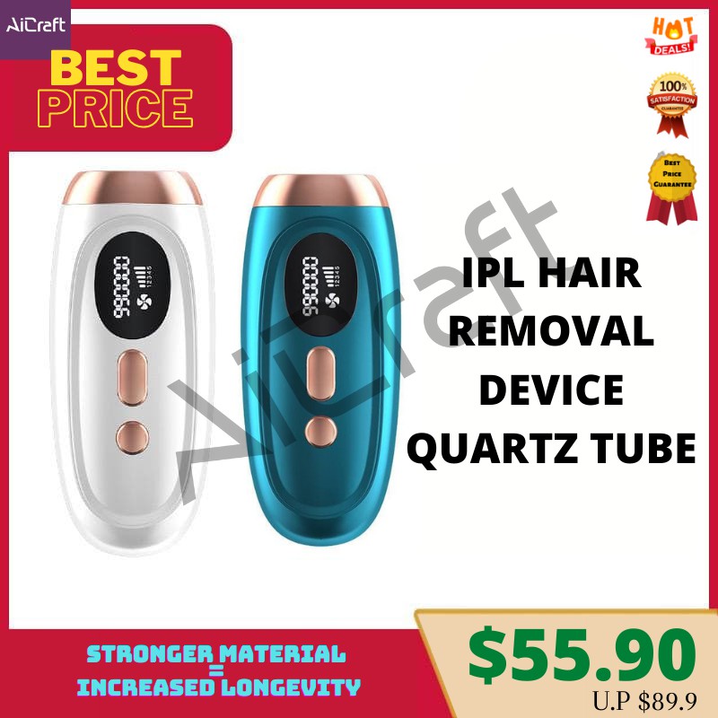 🎁 IPL Point Hair Removal Device Quartz Tube Handheld Mini Facial Full ...