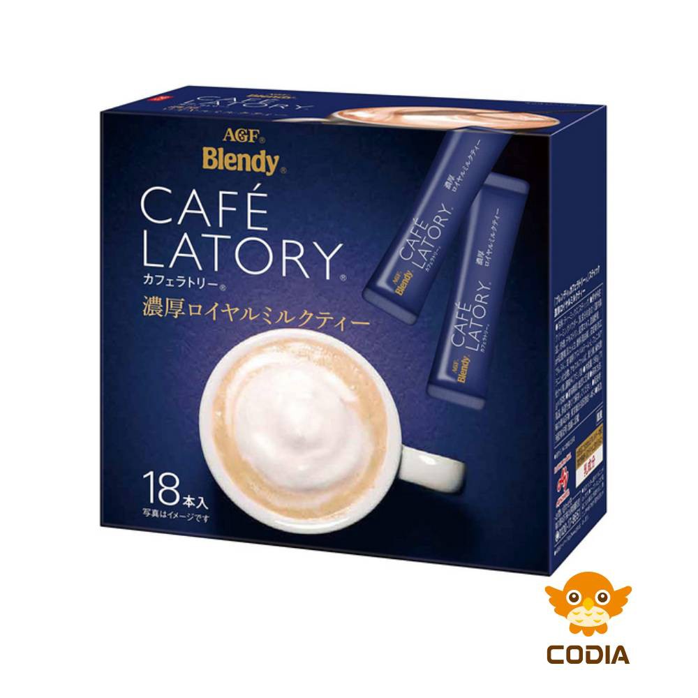 AGF Blendy Cafelatory Thick Royal Milk Tea -18 Pieces (Direct from ...