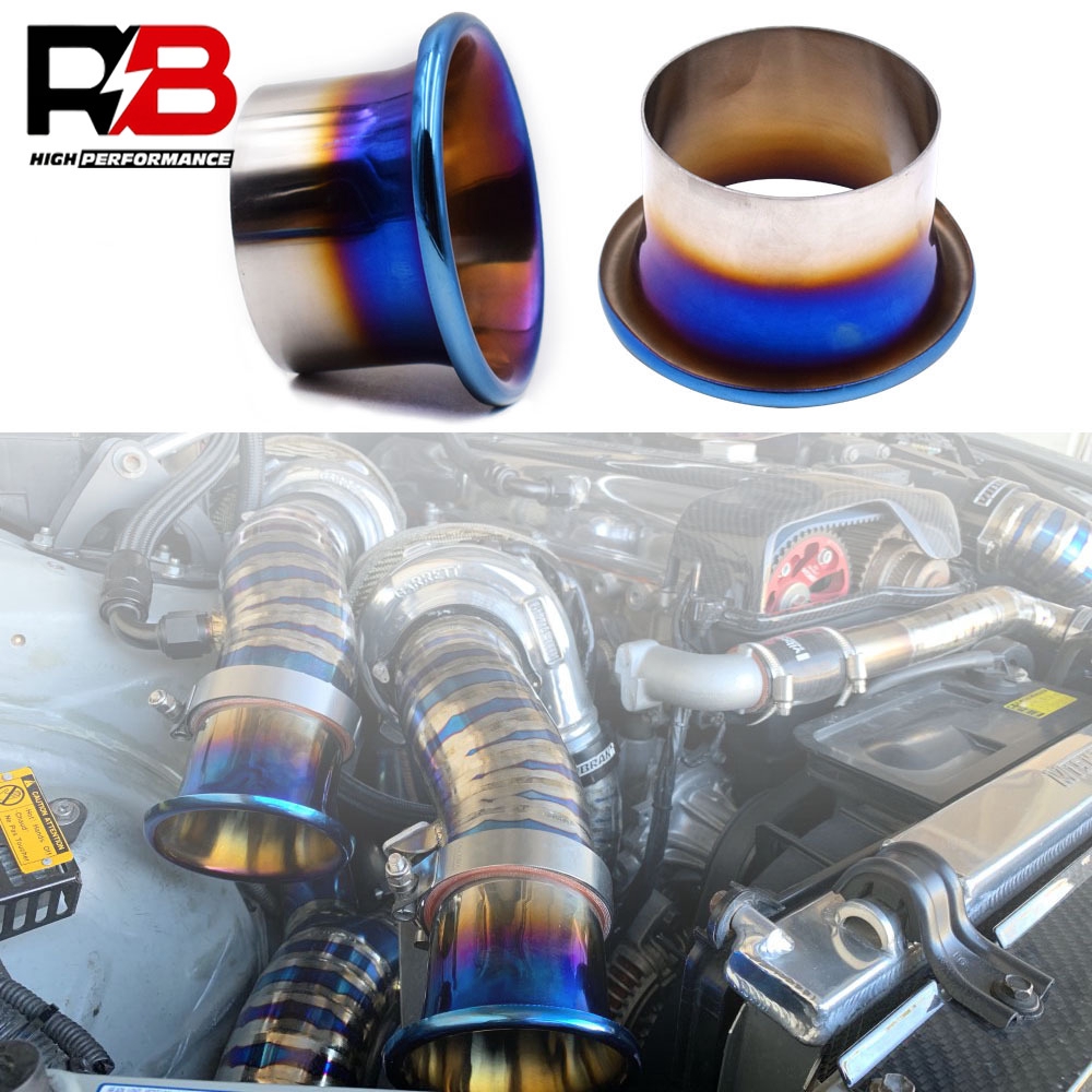 3"/3.5"/4" Brunt Blue Cold Air Intake System Velocity Stack Kit Turbo ...