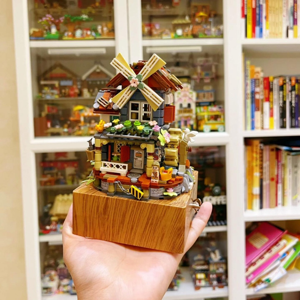 Loz Windmill Music Box 3D Assembly Model | Music Box Puzzle Toy ...