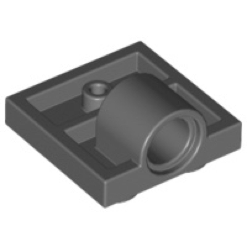 LEGO Parts 10247 Plate, Modified 2x2 with Pin Hole - Full Cross Support ...