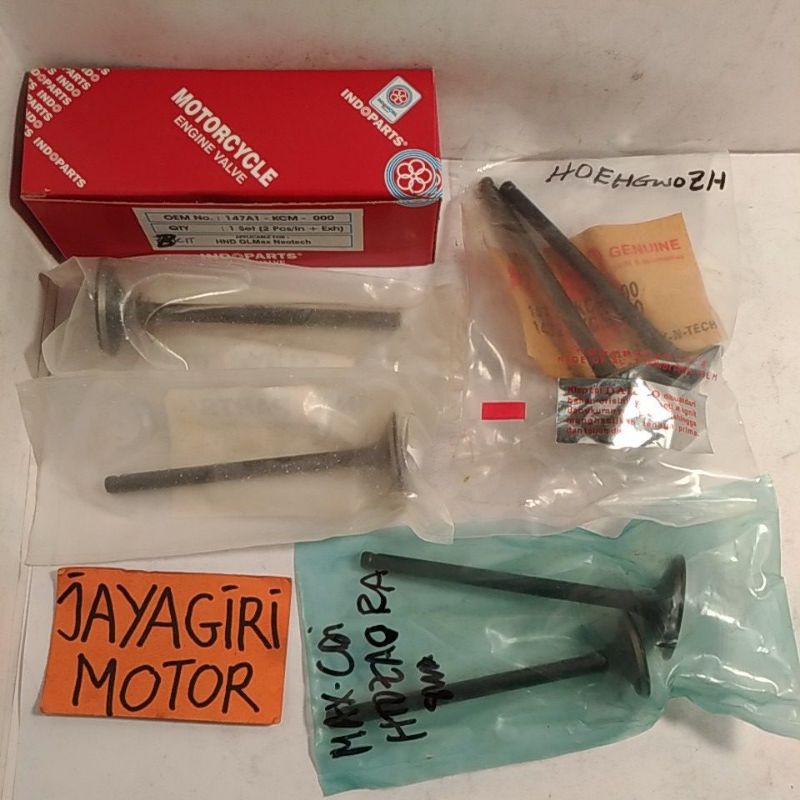 MESIN Gl Pro Max Neotech CDl Valve Set Ex Intake Umbrella Motorcycle ...