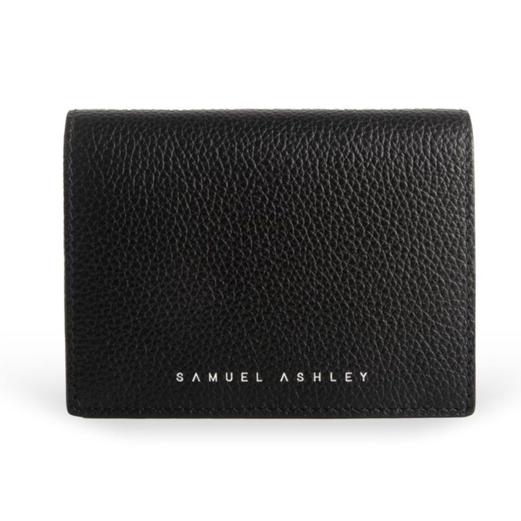 Samuel Ashley Ellery Italian Leather Bi-Fold Wallet | Shopee Singapore