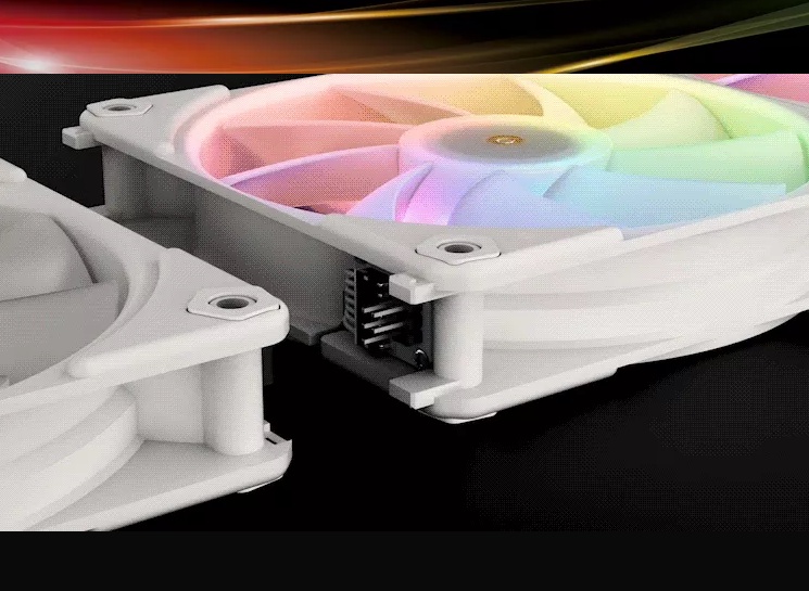 JONSBO ZF120 3 In 1 5V ARGB Fan Pack Computer Case Fan Wireless Tandem ...