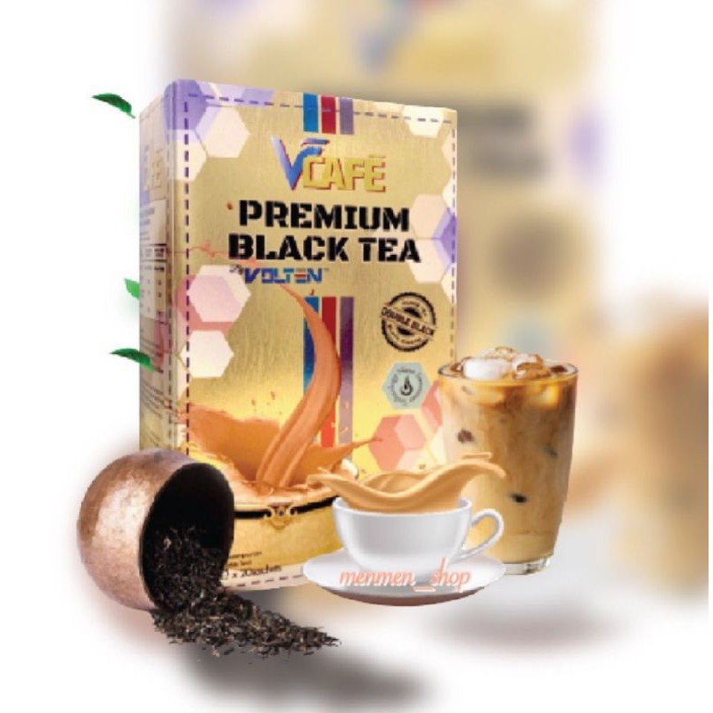 HALAL VOLTEN VCAFE Premium Black Tea (20 sachets/box) | Shopee Singapore