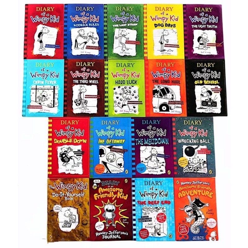 Diary of a Wimpy Kid Collection Book by Jeff Kinney | Shopee Singapore