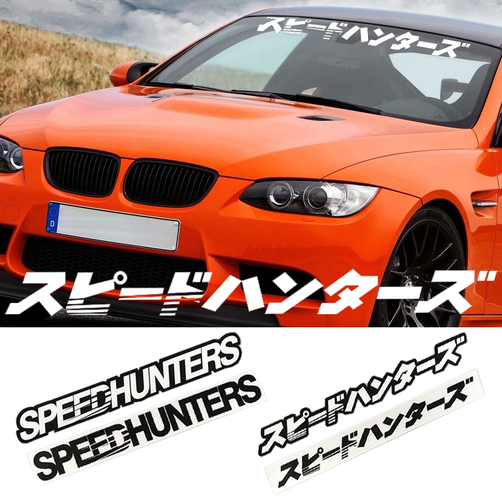 SPEED HUNTERS/スピードハンターズ Street Racing Windshield Drifting Car Stickers ...