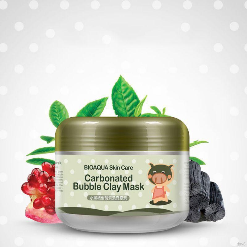 BIOAQUA Skin Care Bubble Clay Mask Carbonic Acid Pore Deep Cleansing | Shopee Singapore
