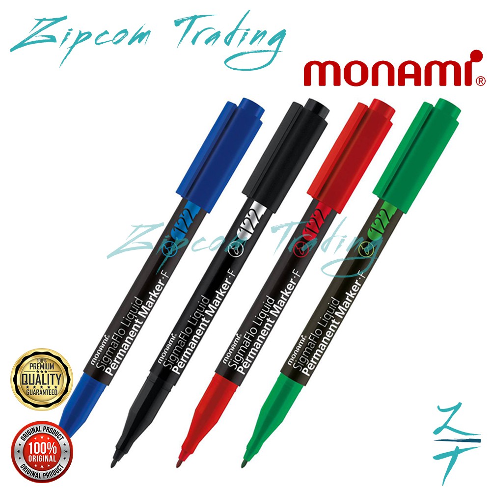 MONAMI SigmaFlo Permanent Marker 122 (Fine Nib) | Shopee Singapore