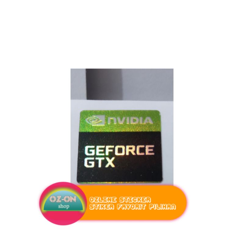 Nvidia geforce gtx stickers for pc laptop notebook | Shopee Singapore