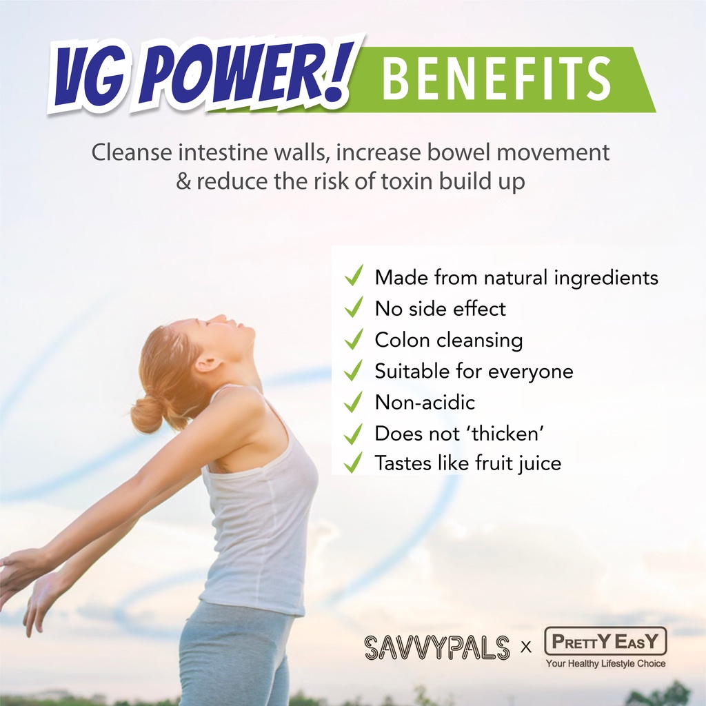 VG Power Starter Bundle - Prebiotic Fiber for Gut Health, Detox Cleanse ...