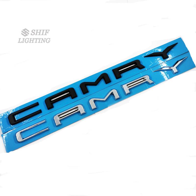 1 x ABS CAMRY Letter Car Trunk Decorative Emblem Badge Sticker Decal ...