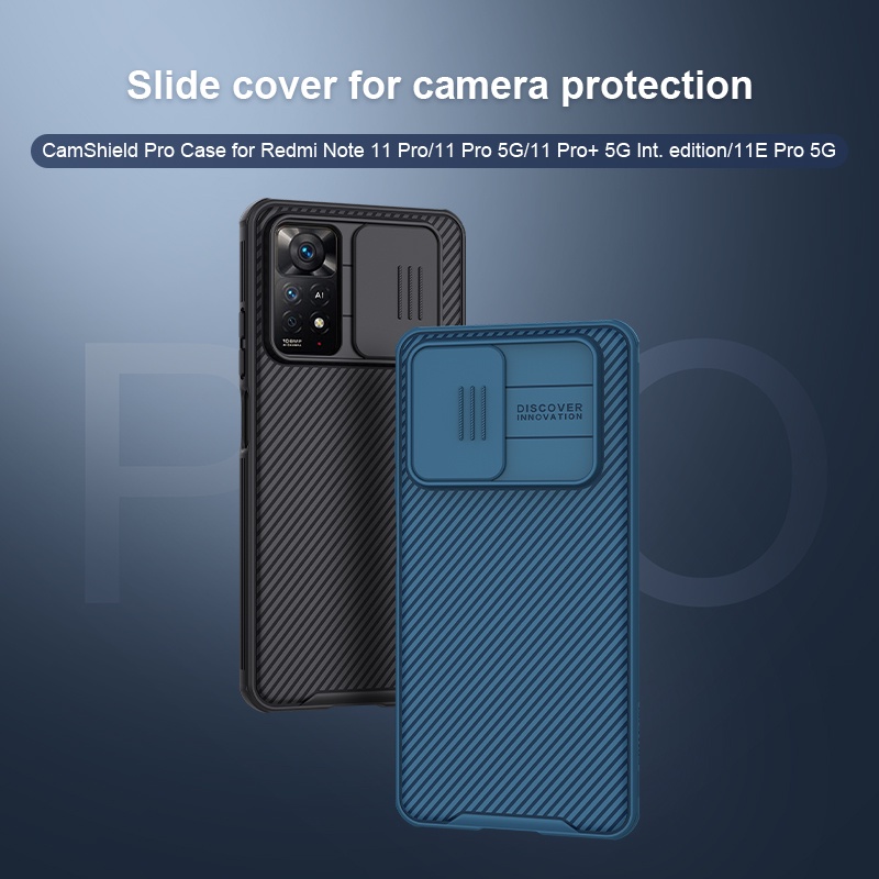 Redmi Note 11 Pro Global Case Nillkin CamShield Camera Protective Cover ...