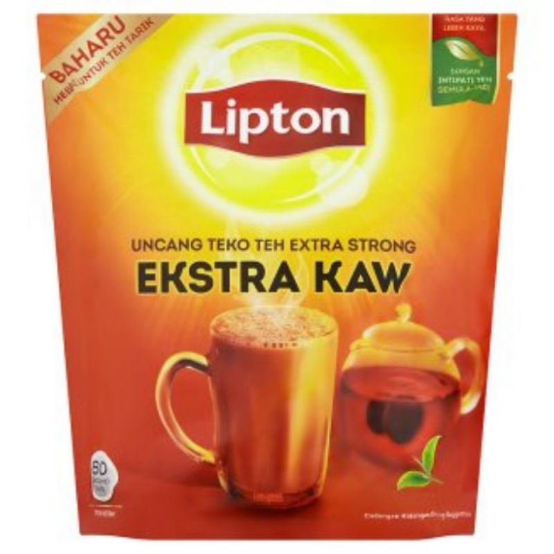 LIPTON UNCANG TEKO TEH EXTRA STRONG 20 S (TEA BAG) 46g | Shopee Singapore