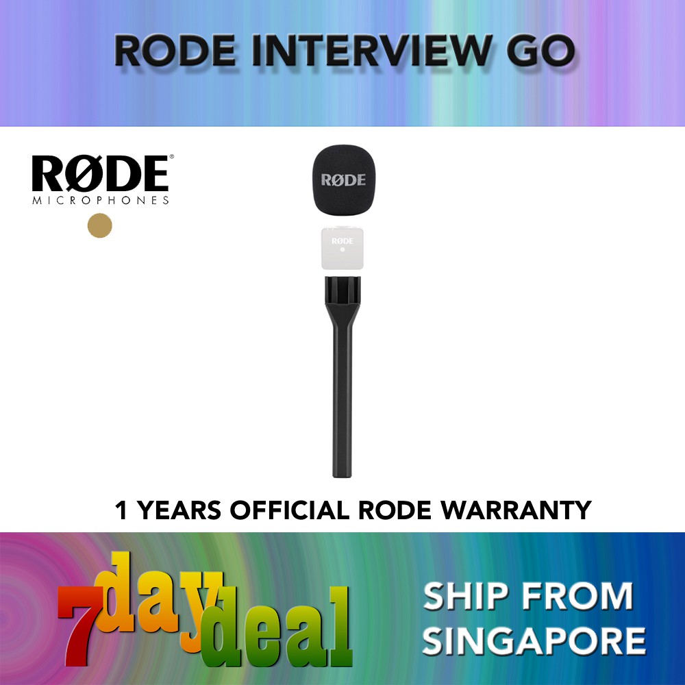 Rode Interview GO (Handheld Adapter for Rode Wireless GO Microphone ...
