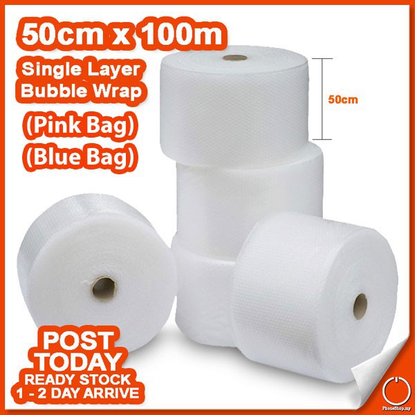 LDPE 50CM X 100M Roll Double Single Layer Privacy Black Bubble Wrap For Packaging Storage ...