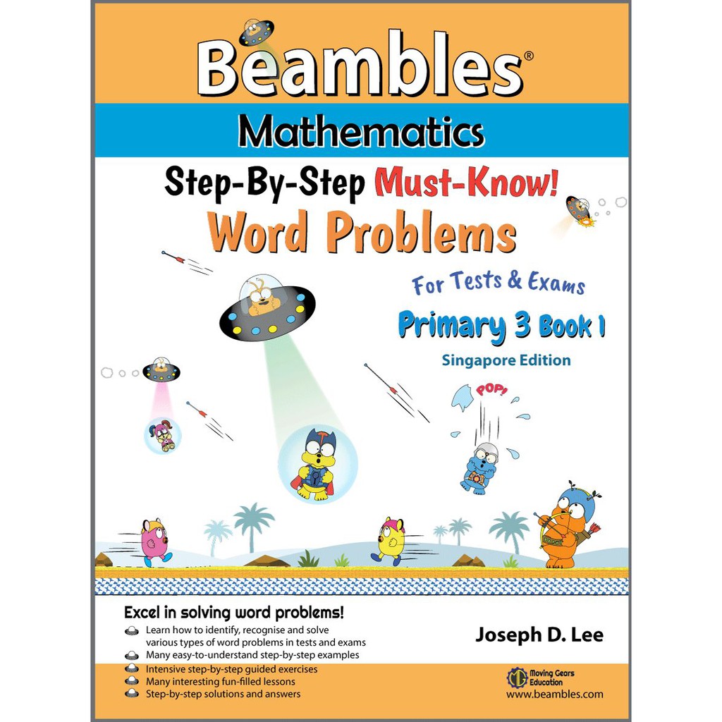 P3 Beambles Mathematics Maths Word Problems Primary 3 Math Book 1 ...