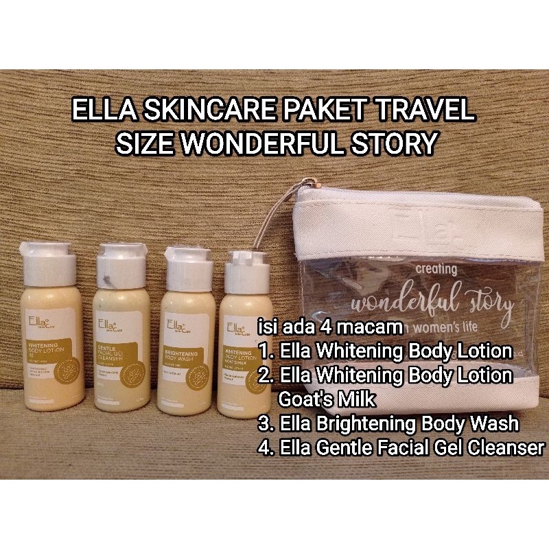 ELLA SKINCARE PACKAGE TRAVEL SIZE WONDERFUL STORY PRACTICAL SIMPLE ...