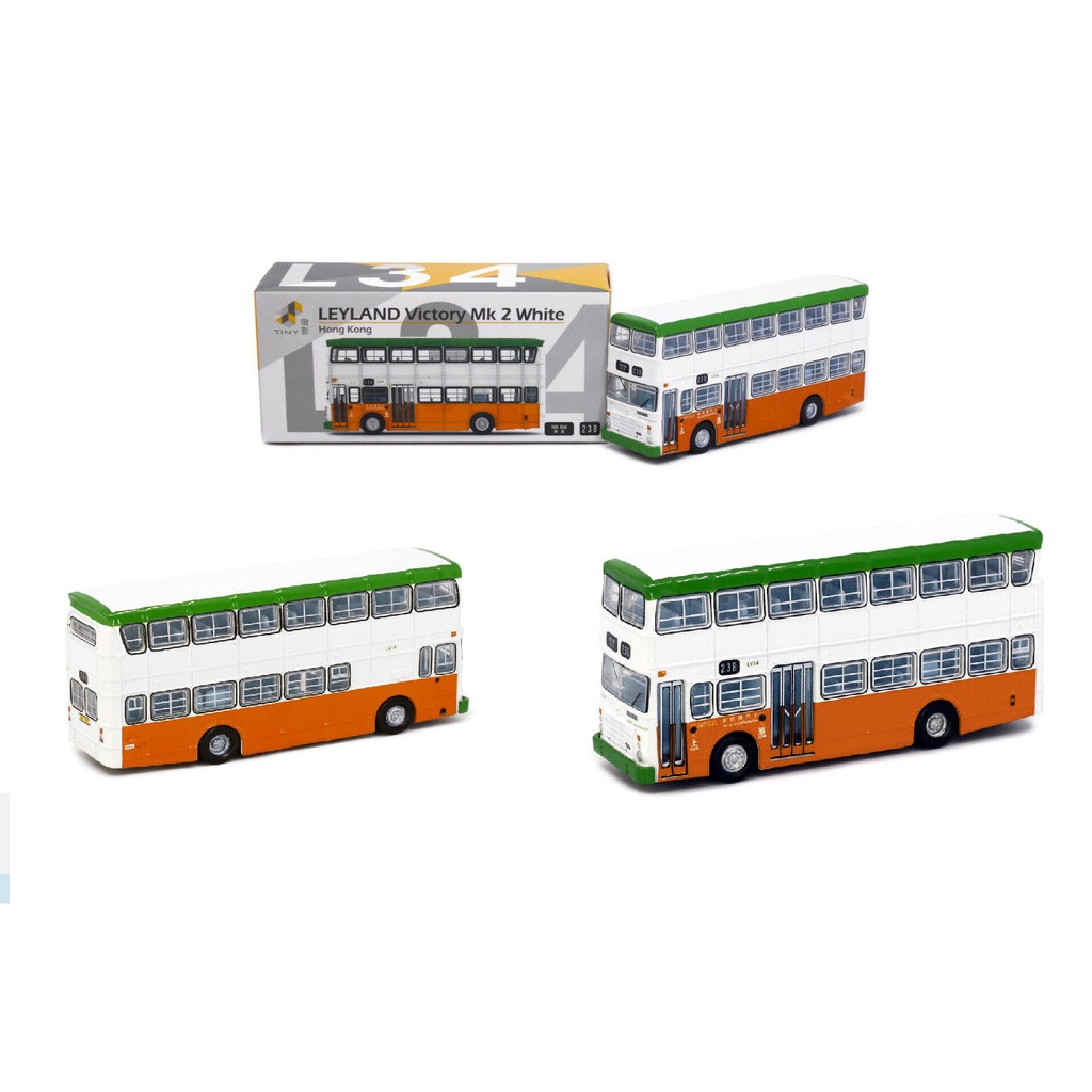 SG Seller: TINY L34 Leyland Victory MK II White 23B Park Road Bus Model ...