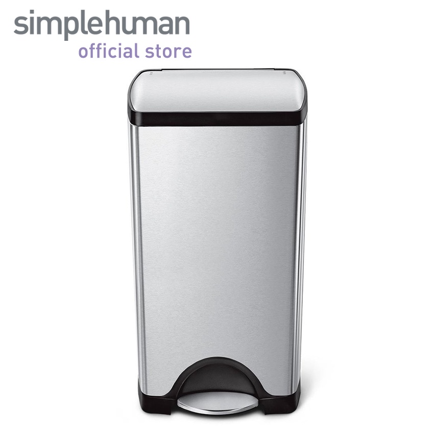 simplehuman 30L Rectangular Step Trash Bin | Shopee Singapore
