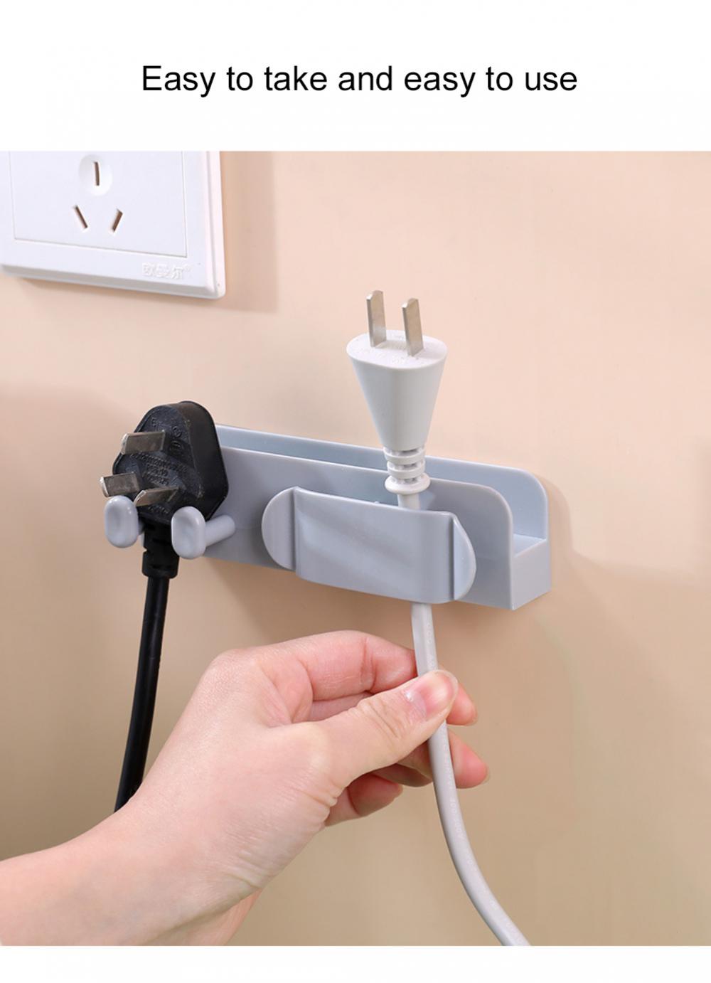 NEW 3 IN 1 Multi Purpose Punch-free Wall Storage Organization Hook ...