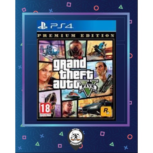 [PHYSICAL DISC] PS4 Grand Theft Auto V / GTA V / GTA 5 (PREMIUM EDITION ...